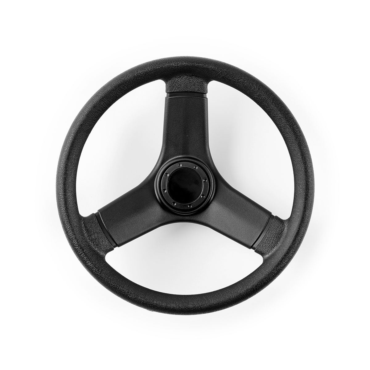 Black Bass Boat Steering Wheel